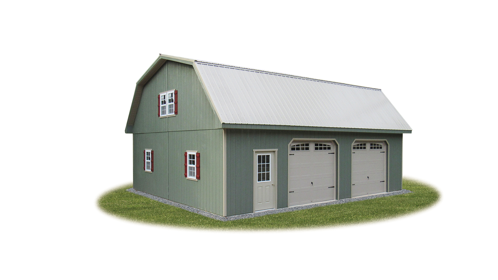 28x36 2 story gambrel garage | Rocky Mountain Sheds