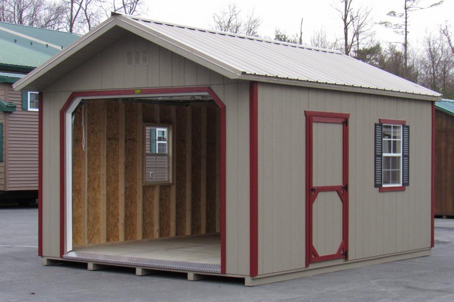 12x16 A Frame Garage | Rocky Mountain Sheds