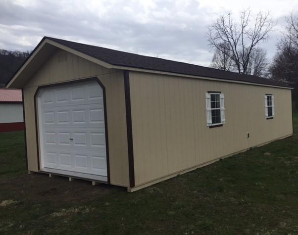 14x40 A Frame Garage | Rocky Mountain Sheds