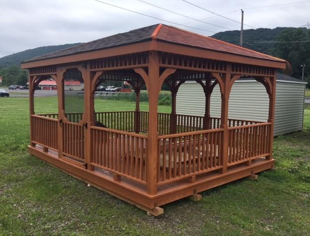 12x16 Rectangle Gazebo | Rocky Mountain Sheds